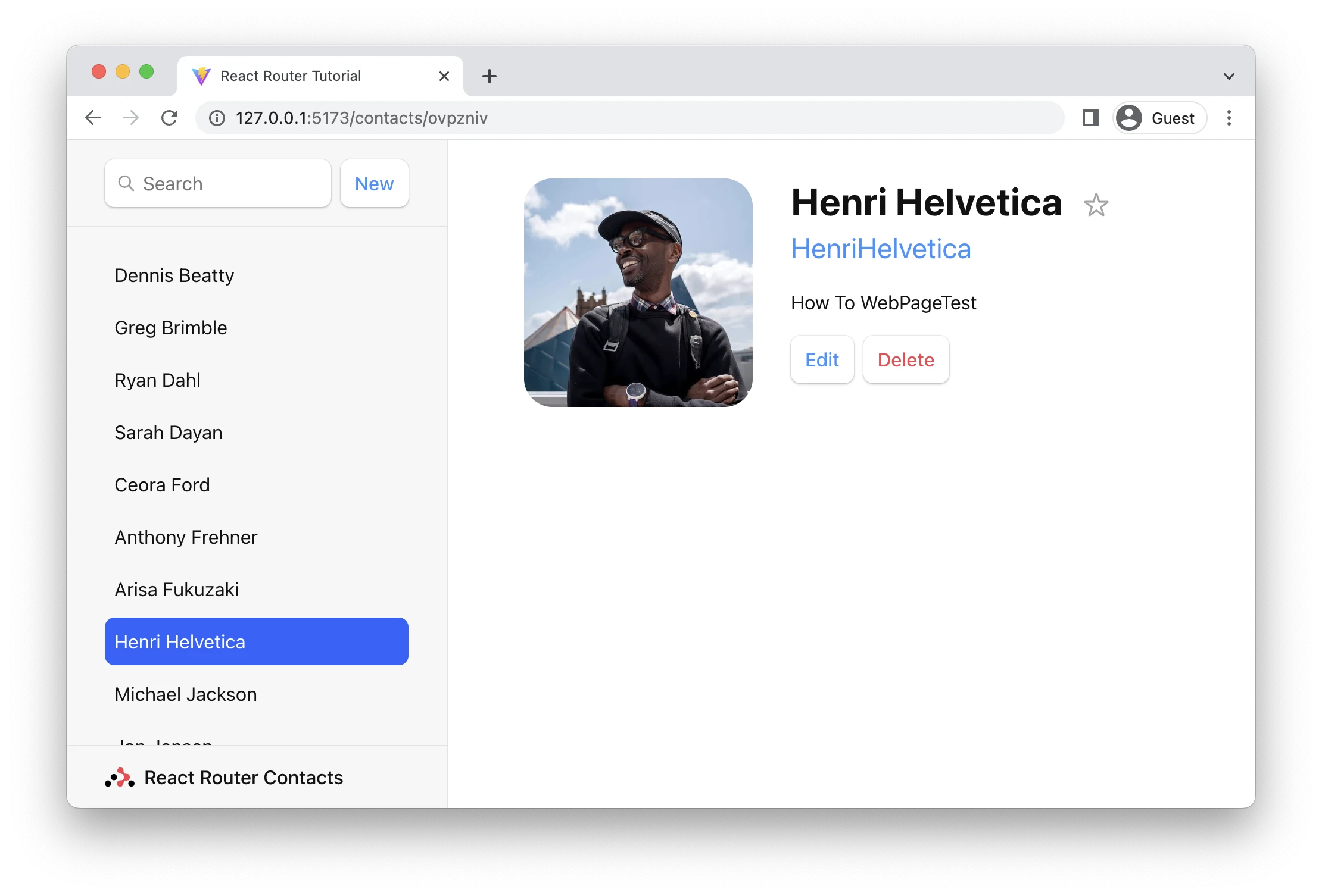 Tutorial React Tutorial React
